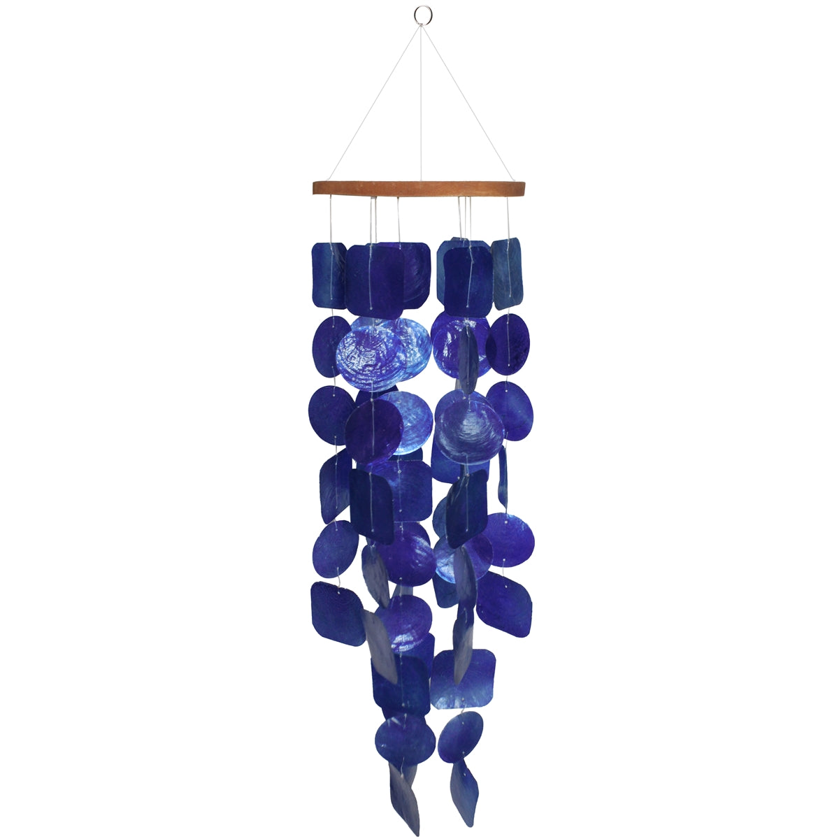 Deep Blue Sea Capiz Shell Chime – Potted